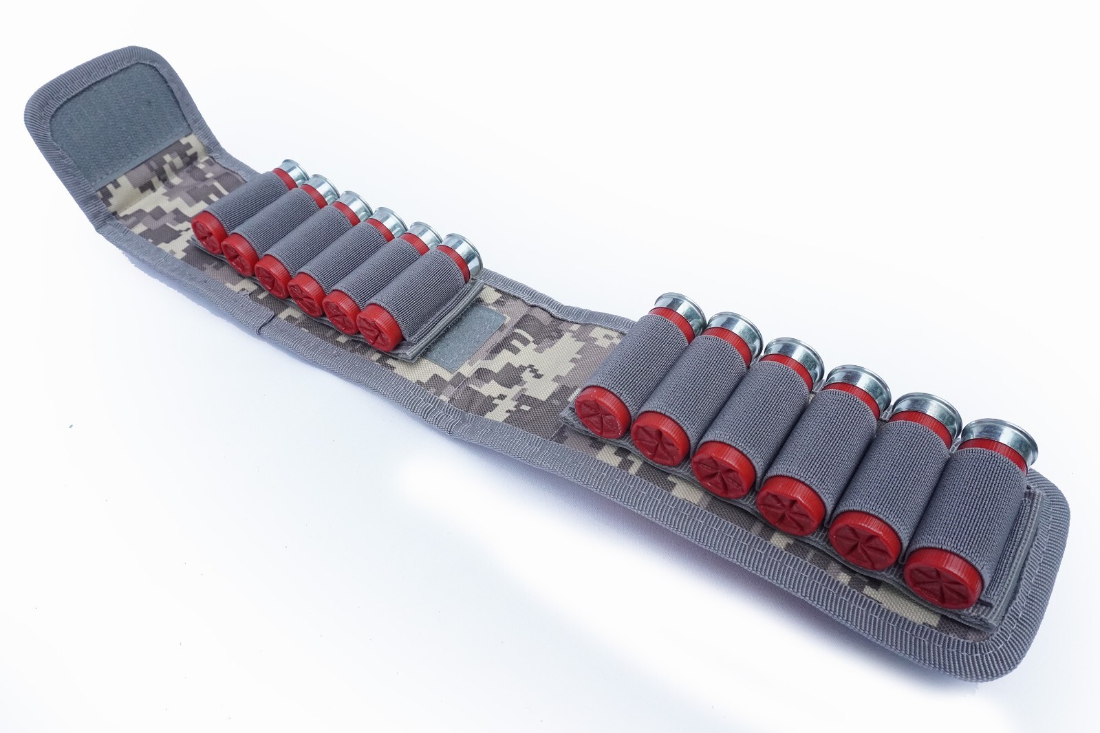 16 Round Shotgun Shell Pouch MOLLE Ammo Cartridge Utility Carrier ...