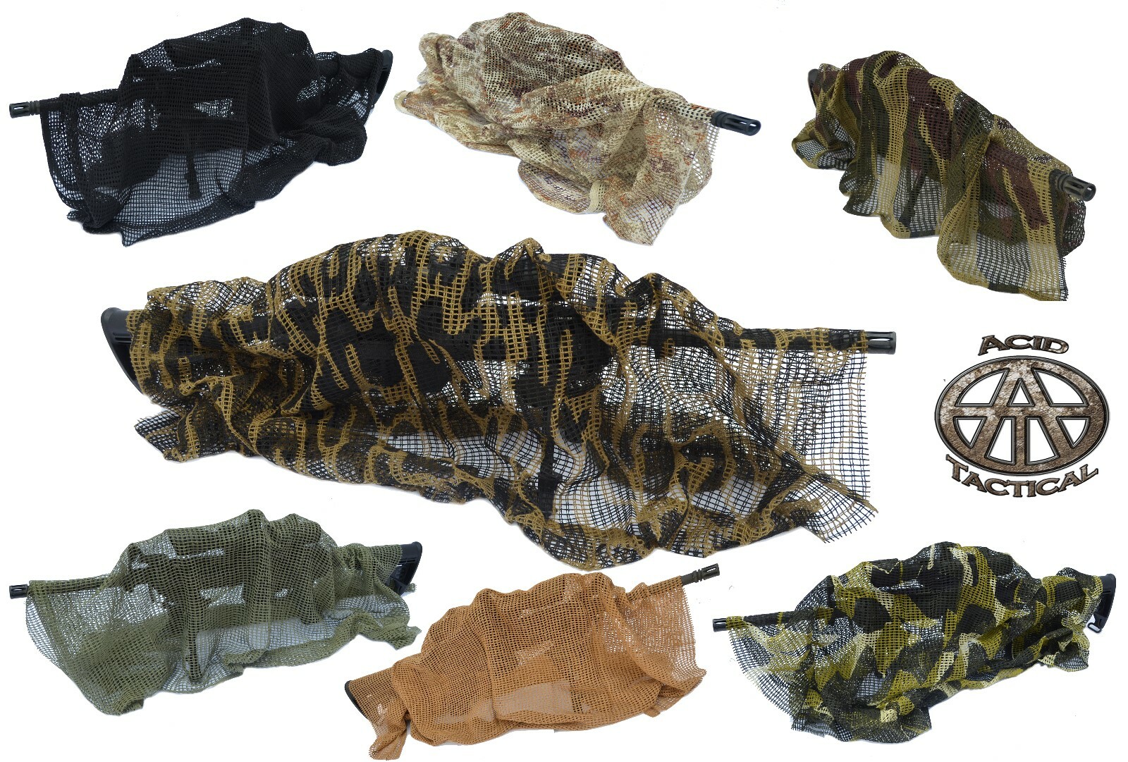 Rifle Sniper Veil Camouflage Netting for Concealment - Acid Tactical ...