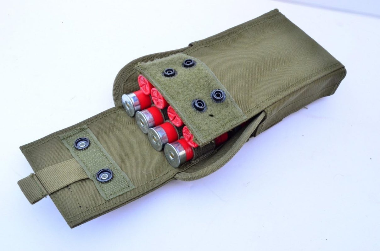 OD GREEN - 24 Round Shotgun Shell Pouch Ammo Carrier MOLLE - Acid ...